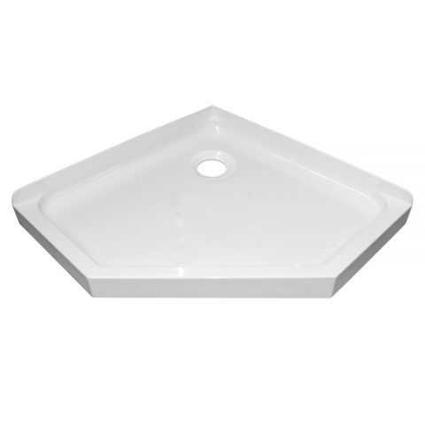Pentagon 45 Deg Shower trays 900 x 900 and 1000 x 1000mm