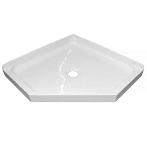 Pentagon 45 Deg Shower trays 900 x 900 and 1000 x 1000mm